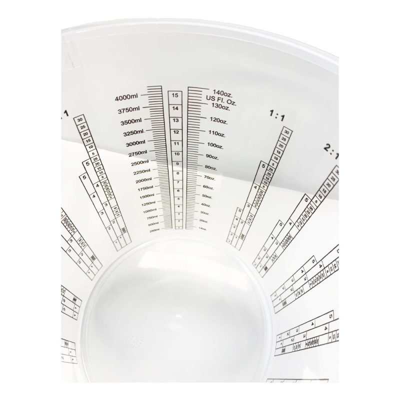 Bx40, 5 Litre Graduated Mixing Buckets - Evic Group