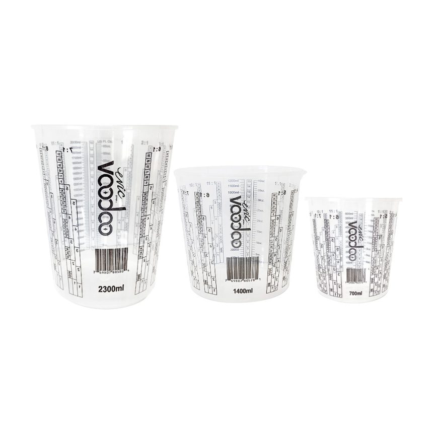 Voodoo Graduated Mixing Cups - Evic Group
